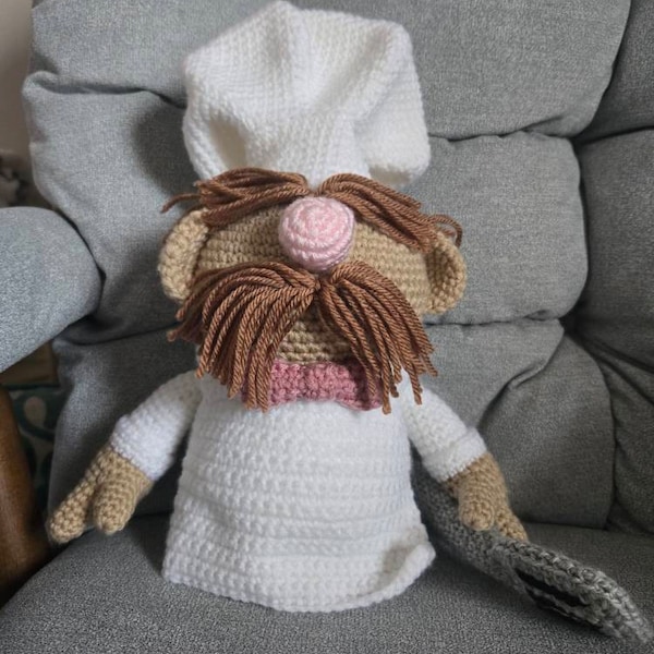 Chef Clatterpan Crochet Doll Pattern – Whimsical Amigurumi Toy (PDF ...