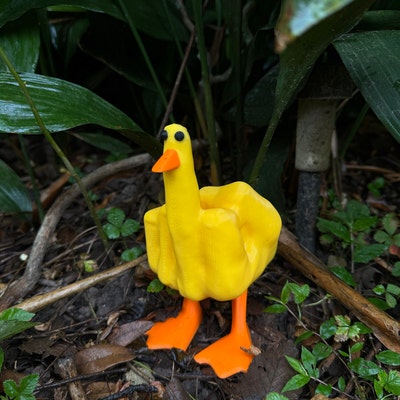 The Duck-you: Original 3D Printed Figurine Middle Finger Statue ...