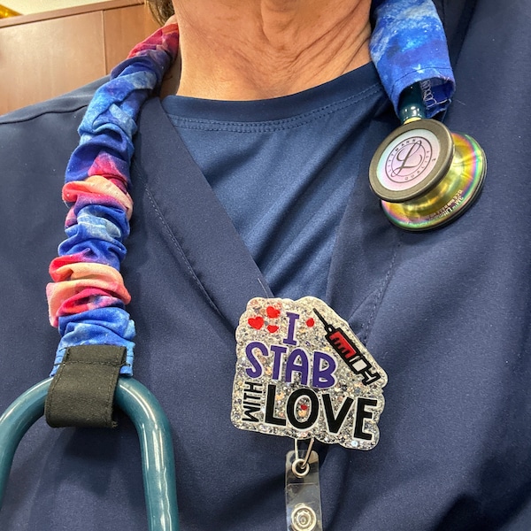 Medical/phlebotomy Badge Reel - Etsy