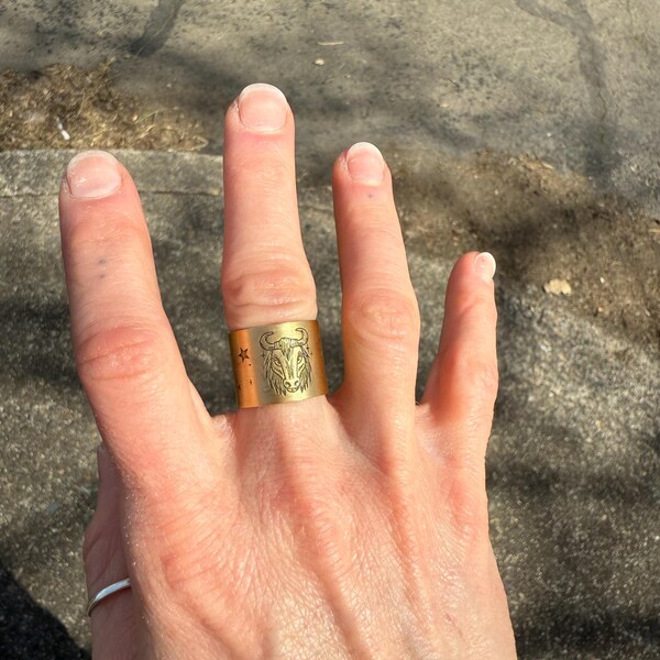 Custom Alien Signet Ring · 14k Gold Alien Ring · Cosmic Ring · Unisex ...