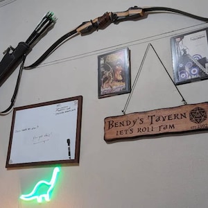 Dungeons and Dragons Wall Sign Personalized Dnd Tavern Sign Roll for ...