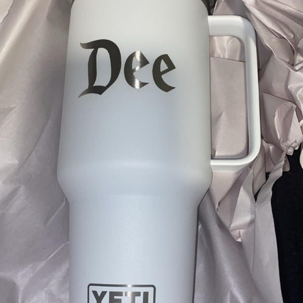 Yeti 20oz Cup Laser Engraved, Your Name and Choose Your Font - Etsy