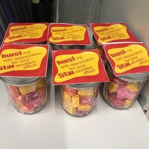 Starburst Gift Tag - Etsy