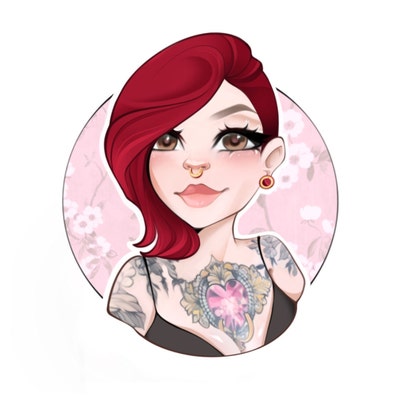 Moon & Stars Pngtuber Cute Girl Pngtuber Fantasy Theme Streaming Avatar ...