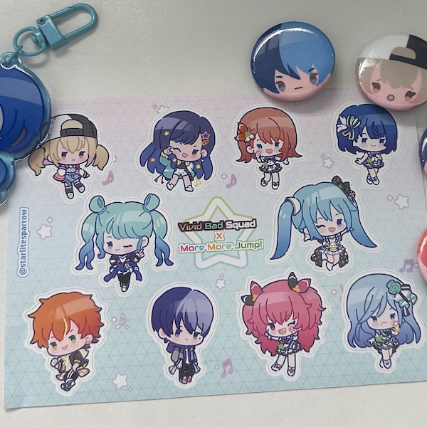 Colorful Stage Sticker Sheet - Etsy