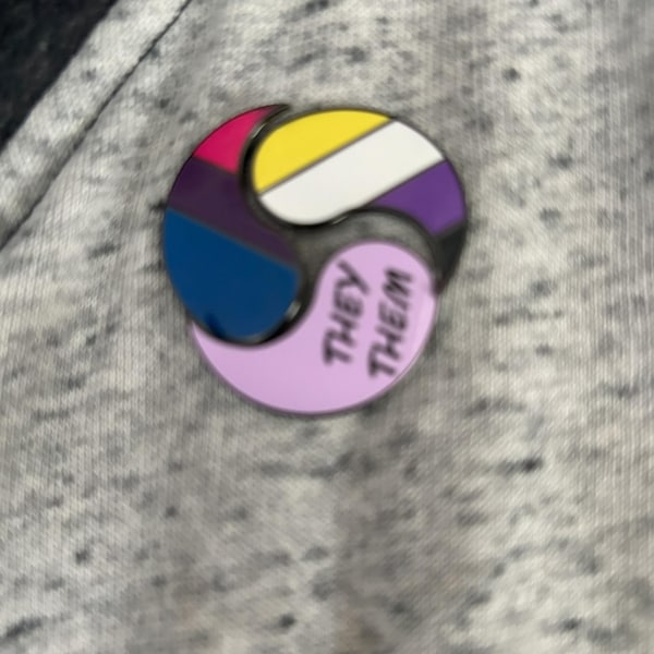 Customizable Pride 3-pin Set UPDATED LGBT Gay Bi Lesbian Trans Ace ...
