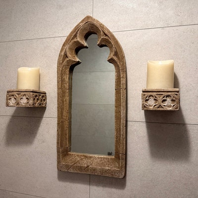 Fabulous Gothic Church Garden Window Mirror - Etsy