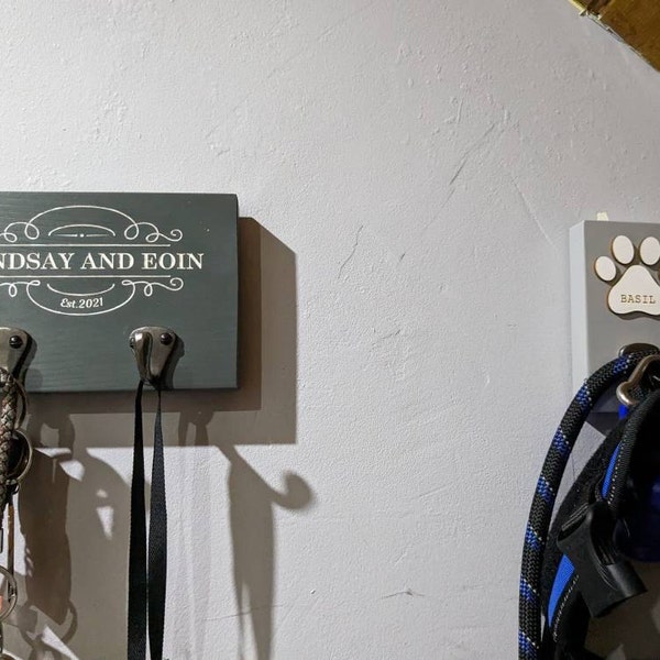Personalised Dog Lead Hook - Etsy UK