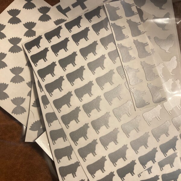 Meal Indicator Stickers (set of 10) Wedding Meal Decals Entree Stickers ...