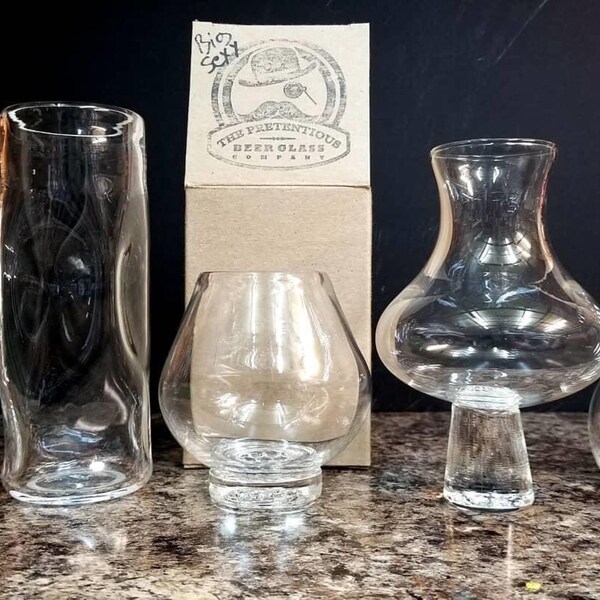Select Craft Beer Glasses Set: Pretentious Beer Glassware - Etsy