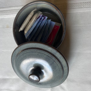 Handled Mixing Bowlhandmade Ceramic Mixing Bowltwilightpottery Mixing ...