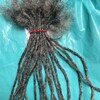 Tiny Microloc Extensions 0.2cm 8" With Curly Tips 100 Locs per Bundle ...