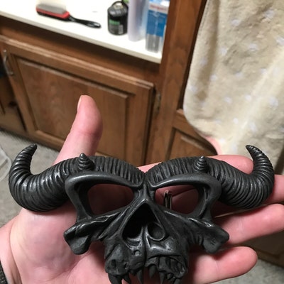 Ultimate Danzig Demon Skull Belt Buckle - Etsy