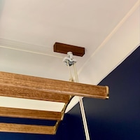 PAIR of TABLE LEAF Swivel Brackets Folding Fold Down Drop Worktop Shelf ...