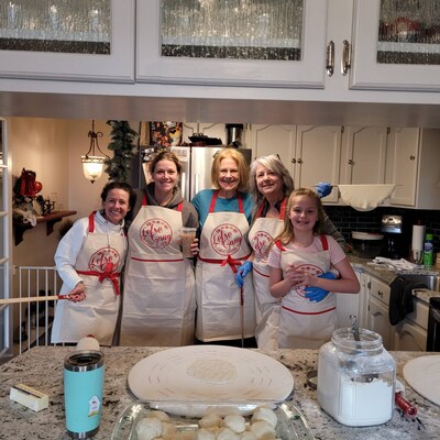 Lefse Gang Apron. Flour Sack Kitchen Apron. Made in the Midwest ...