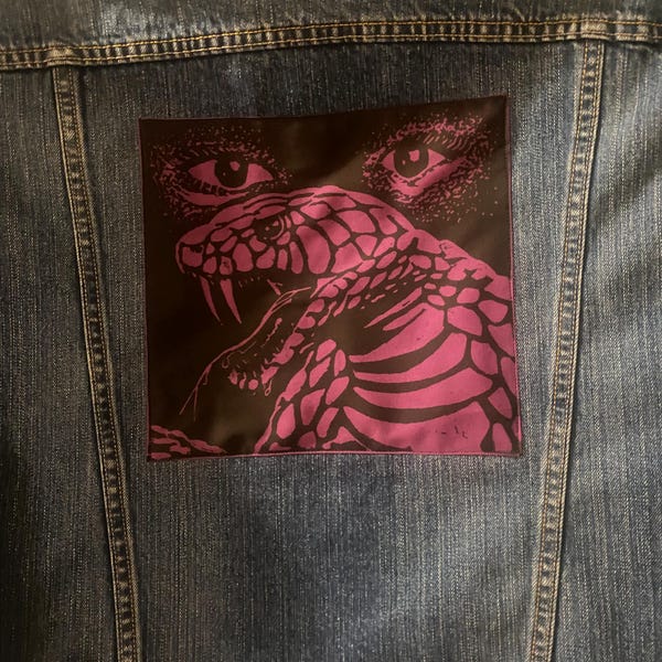 Sew on Linocut Patch | Goblin Chirurgeon | MTG | Magic the Gathering - Etsy