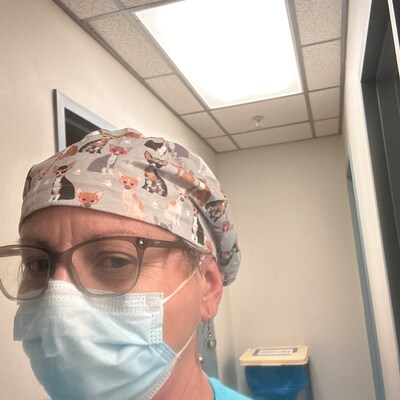 Sewing PATTERN Greys Anatomy-inspired Euro Style Surgical Scrub Cap Hat DIY Easy Sew Digital ...