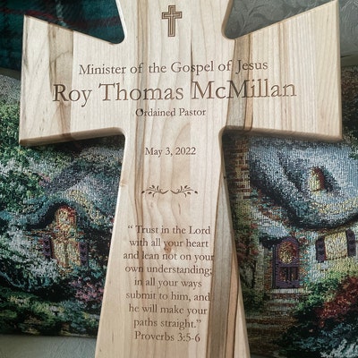Custom Personalized Ordination Cross, Ordination Gift, Ordination ...