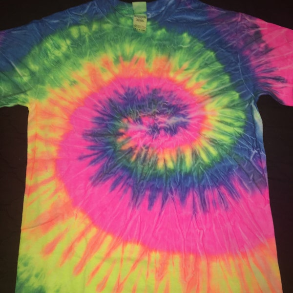 BLANK Tie Dye Shirt Minty Rainbow Neon Rainbow Pastel Rainbow Adult ...