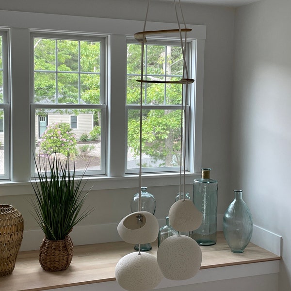 CLAYLIGHT BOOMERANG XL Sculptural Ceramic Chandelier | Modern Four ...