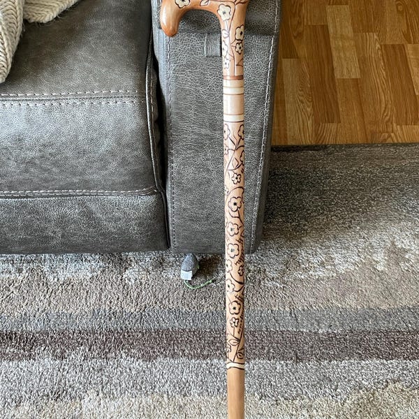 VIP Eagle Walking Stick Walking Cane Wood Cane Hand Carved Hiking Stick ...