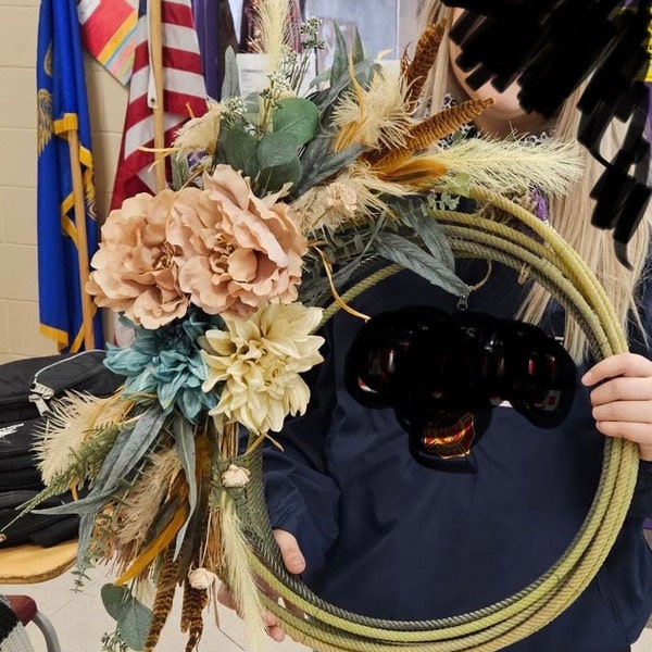 Real Used Cowboy Lariat-lasso Rope-western Decor-farmhouse Decor-rope ...