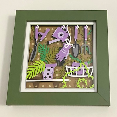 3D Hydrangea Flowers Shadow Box SVG, 8x10 Inch Layered Hortensia 3D Svg ...