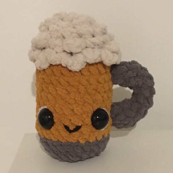 Amigurumi Mini Beer Mug Crochet Pattern, Mini Draft Beer Lover’s Gift ...