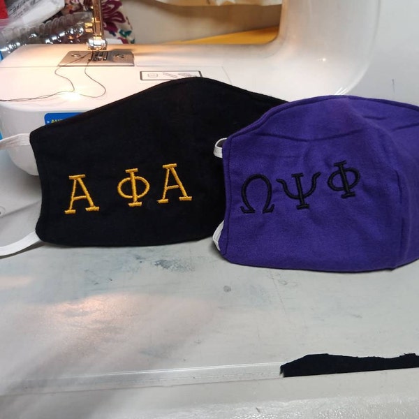 Greek Sorority Fraternity Letters Embroidery Design Font (6 Sizes, ALL ...