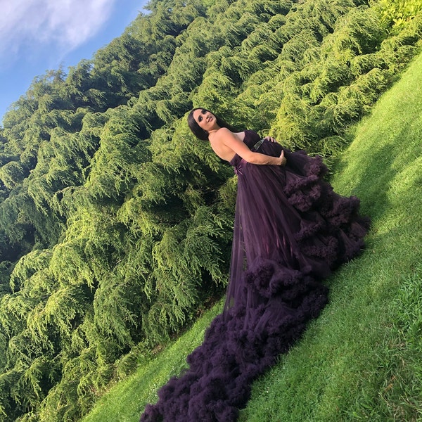 Maternity Ball Gown for Photo Shoot, New Mom Gift, Maternity Dress ...