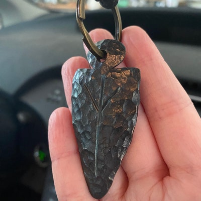 Hand Forged Hammered Round Metal Jewelry Dish Key Dish - Etsy