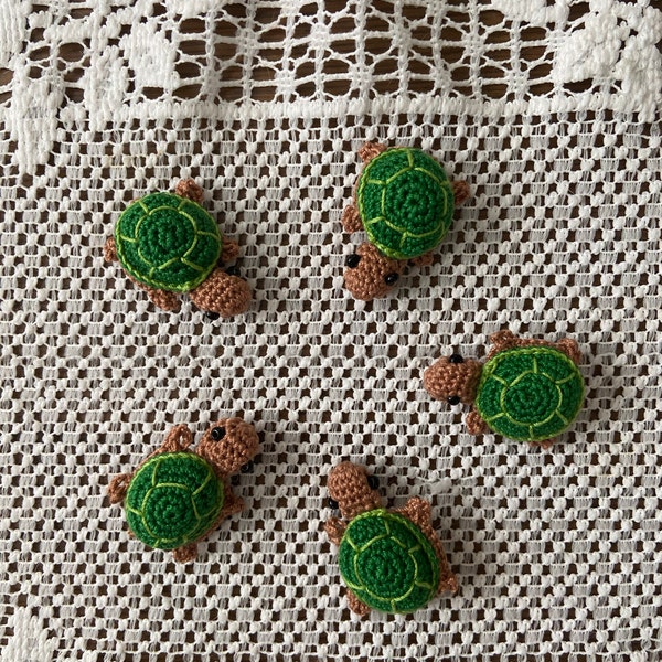 Crochet Baby Turtle Pattern, Amigurumi Tiny Animal, Toys Crochet ...