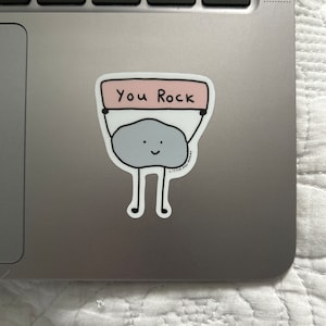You Rock Vinyl Sticker // Cute Sticker // You Rock Sticker - Etsy