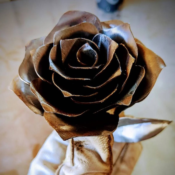 DIY Metal Rose // Metal Rose Kit // DIY Welding Kit // Stem Included ...