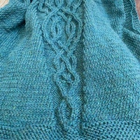 Celtic Blanket KNITTING PATTERN Baby Blanket, Afghan, Throw Celtic ...