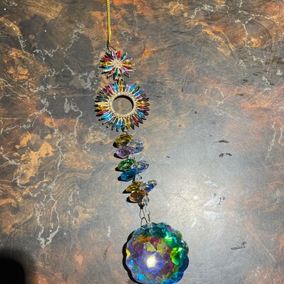 Handmade Fantasy Angel Crystal Suncatcher Window Hanging - Etsy