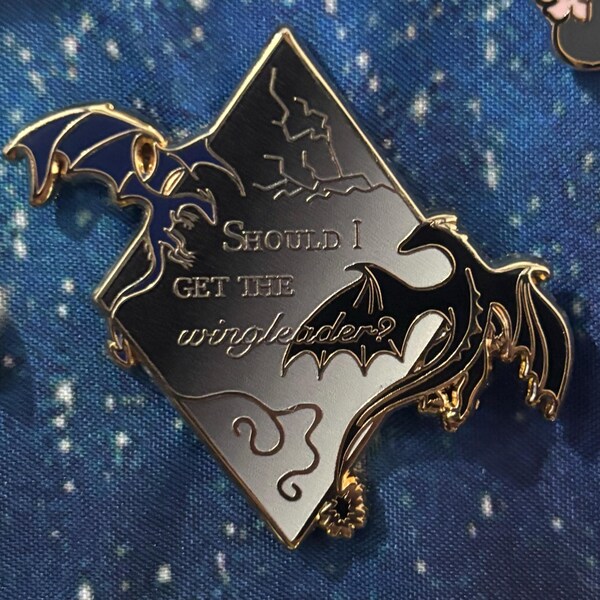 Officially Licensed Fourth Wing Tairn / Sgael Enamel Pin - Etsy