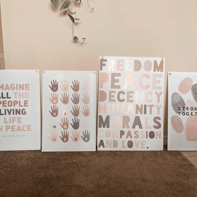 Human Values Poster Morals Printable Peace Decency Love - Etsy UK