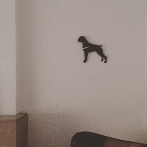 Boxer Dog Wall Clock Silhouette - Etsy