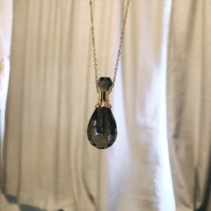 Boho Crystal Vial Necklace - Etsy