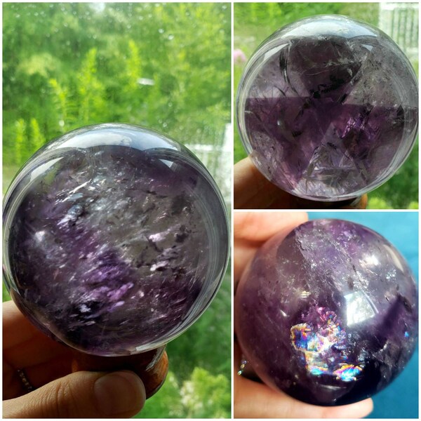 13in/9.9lb AAAA Statement XXL Big Teeth Deep Purple Amethyst Specimen ...