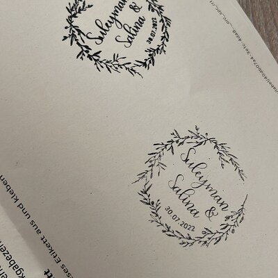 CUSTOM WEDDING STAMP, Wedding Stamp, Personalized Wedding Stamp ...