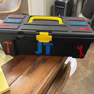 Personalized Tool Box, Car Theme, Personalized Christmas Gift, Birthday ...