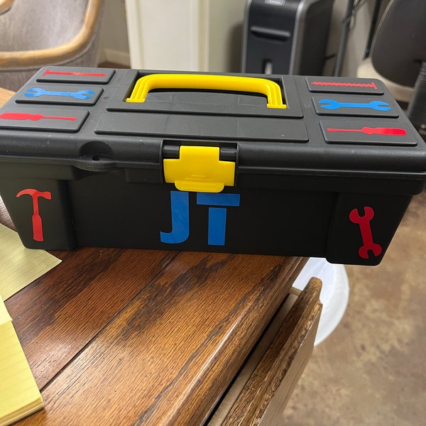 Personalized Tool Box, Car Theme, Personalized Christmas Gift, Birthday ...
