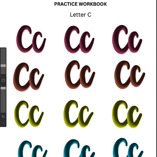 Procreate Outline Lettering Brush Pack: 58 Brush Set (instant Download ...