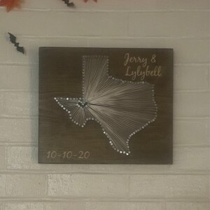 Connecticut String Art Connecticut Wood Sign Connecticut - Etsy