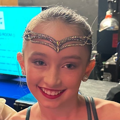 Ballroom Hairpiece, Dance Hair Accessories, Dance Headpiece, Latin ...