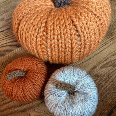 Knit Pumpkin Fall Decor Cozy Knits Fall Harvest Fall Table - Etsy Canada