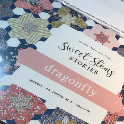 Dragonfly EPP Pattern Set by Sue Daley - Etsy