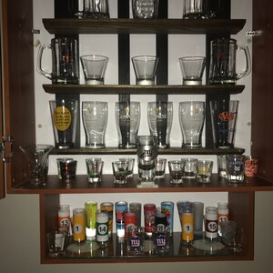 Pint Beer Glass24 Display Brown/black Oak - Etsy